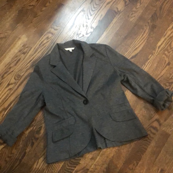 CAbi | Jackets & Coats | Cabi Grey Classic Blazer Sz 8 | Poshmark